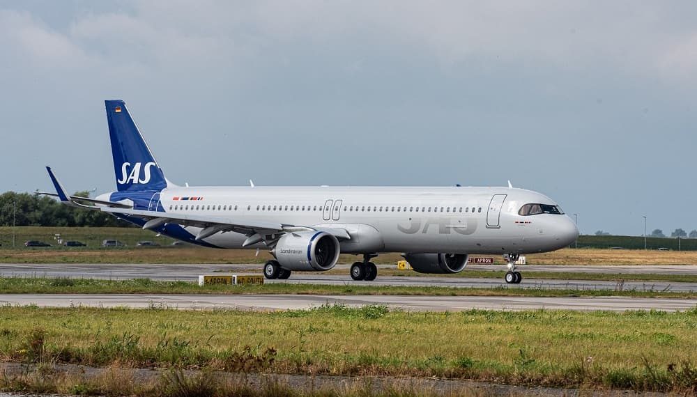 SAS takes delivery of Airbus aircraft using sustainable aviation fuel