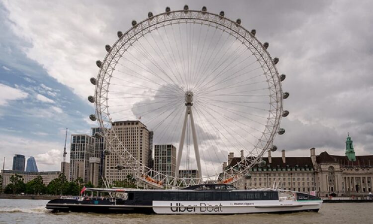 sFirst hybrid high-speed passenger ferry introduced Uber Boat by Thames ...